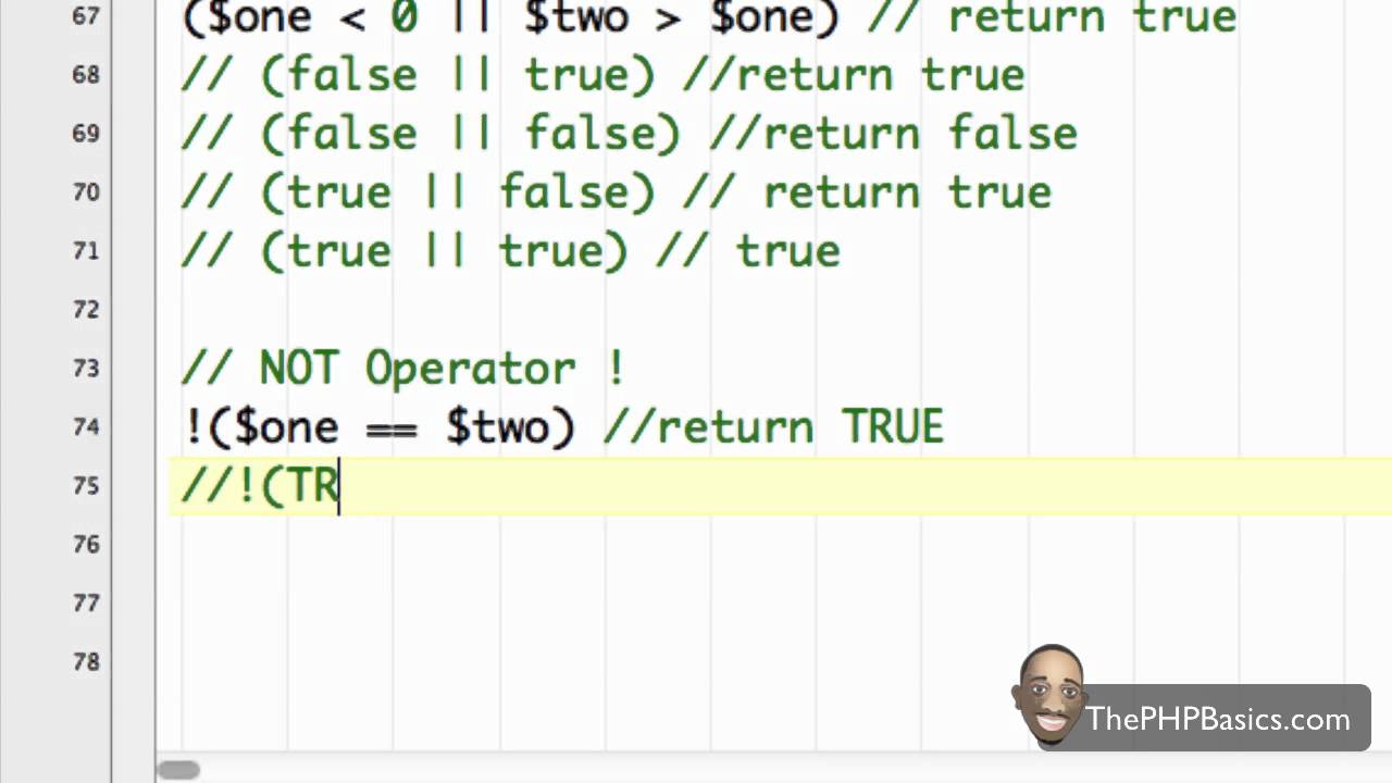 Tutorial 10 - PHP Operators - Part 2/2