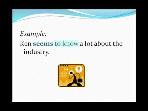 The verb SEEM - English Grammar - Part 1