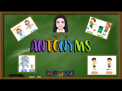 Learn Examples of Antonyms - Part 1