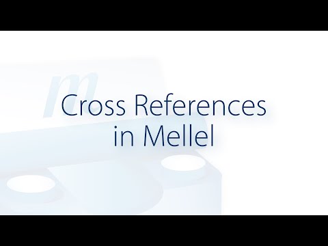 Mellel Quick Tutorial: Cross Reference