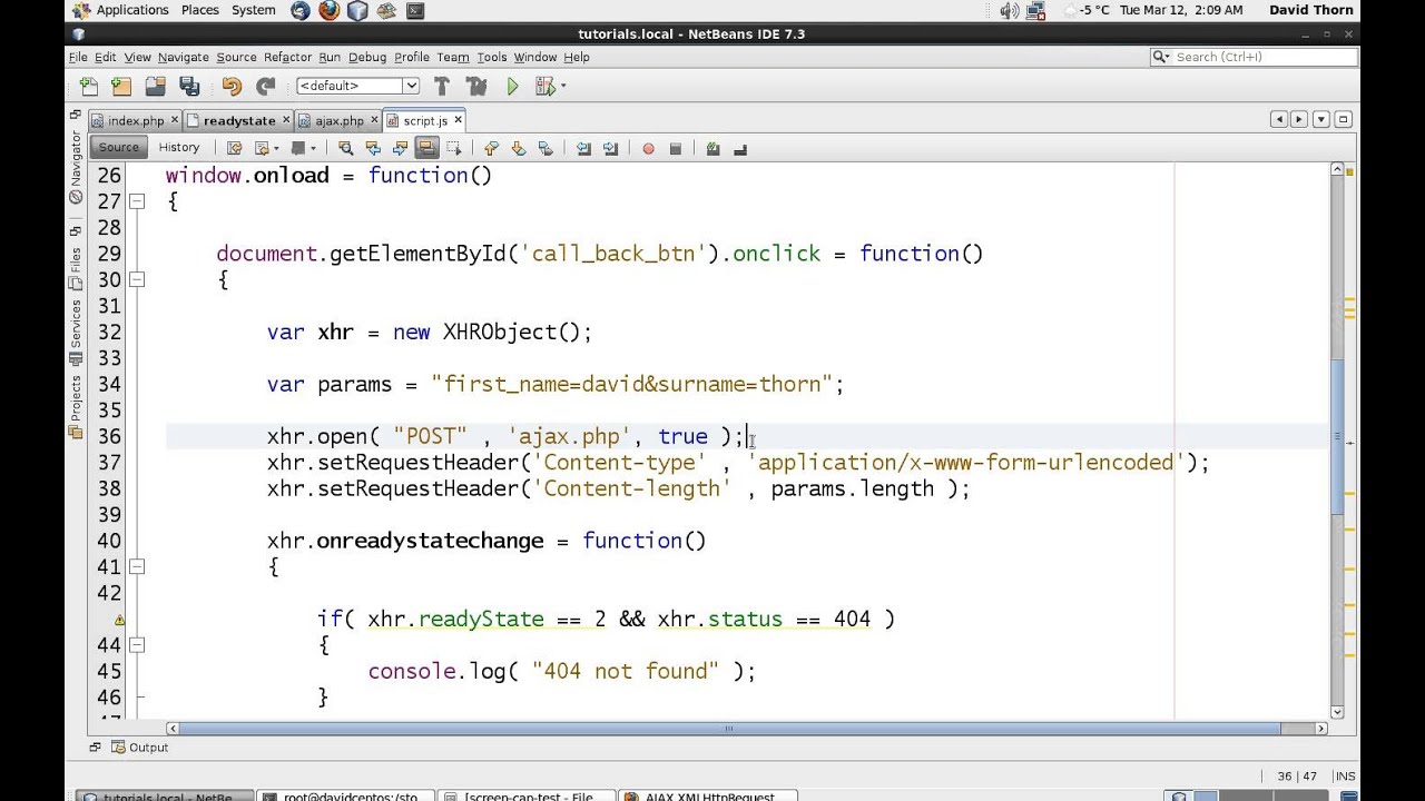 AJAX XMLHttpRequest - Javascript - Using POST Request - DETAILED - Part 4 of 4
