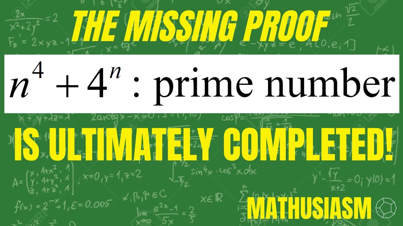 Number Theory 6: Is n⁴+4ⁿ a prime number?