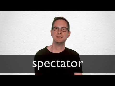 SPECTATOR definition in American English | Collins English Dictionary