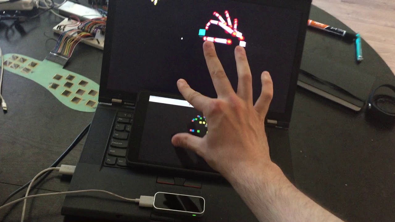 Leap Motion v4 JavaScript SDK - Improved Skeletal support & WebRTC Test