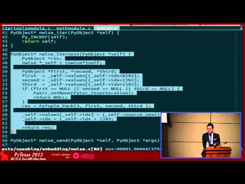 Embeddings of Python