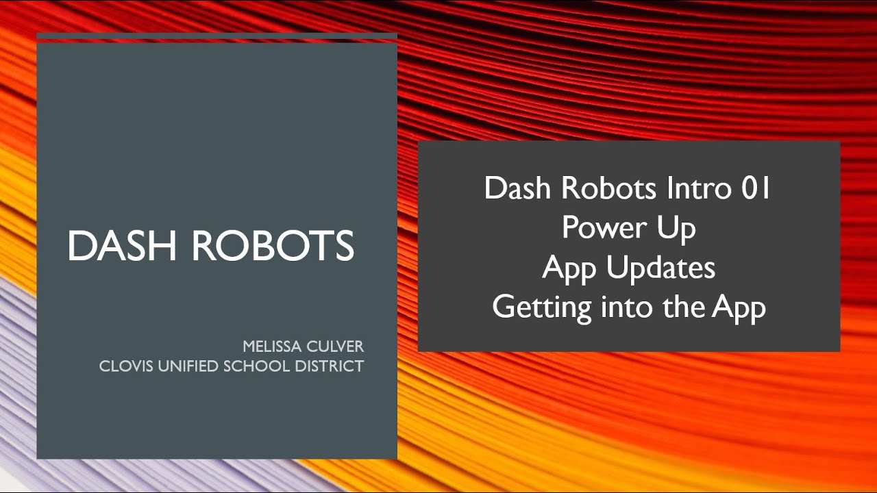 Dash Robots - Lesson 01