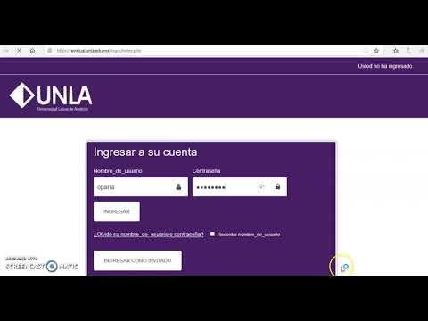 Acceso de estudiantes a Aulas Virtuales UNLA