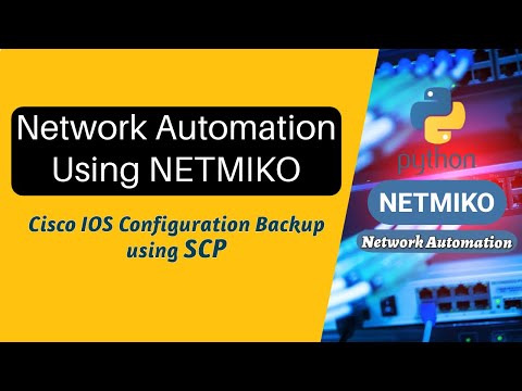 Netowrk Automation :Cisco Config Backup using Netmiko SCP | running and startup #networkautomation