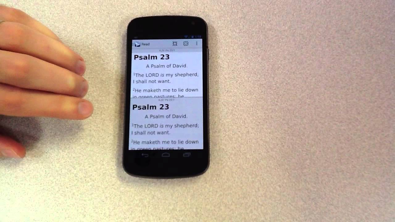 Managing Books - PocketBible for Android