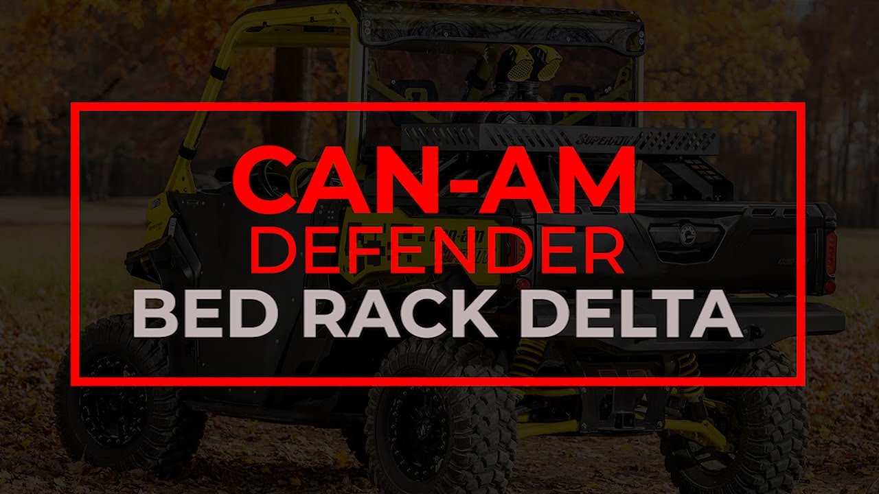 How to Install SuperATV's Bed Rack Delta on the Can-Am Defender