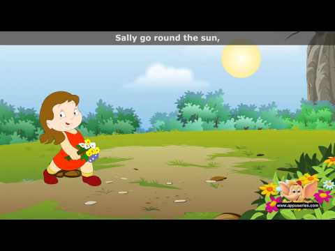 Sally Go Round the Sun - Nursery Rhyme with Lyrics (HD)
