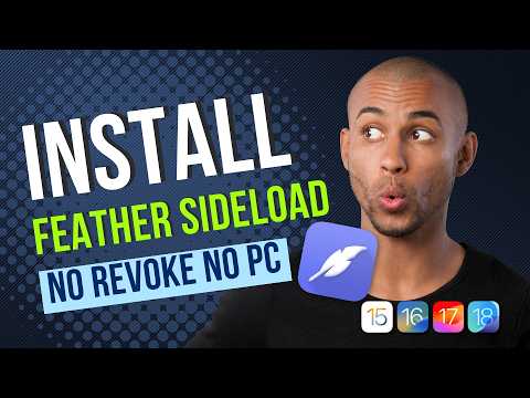 How to Install Feather Sideload No Revoke No Computer Needed!