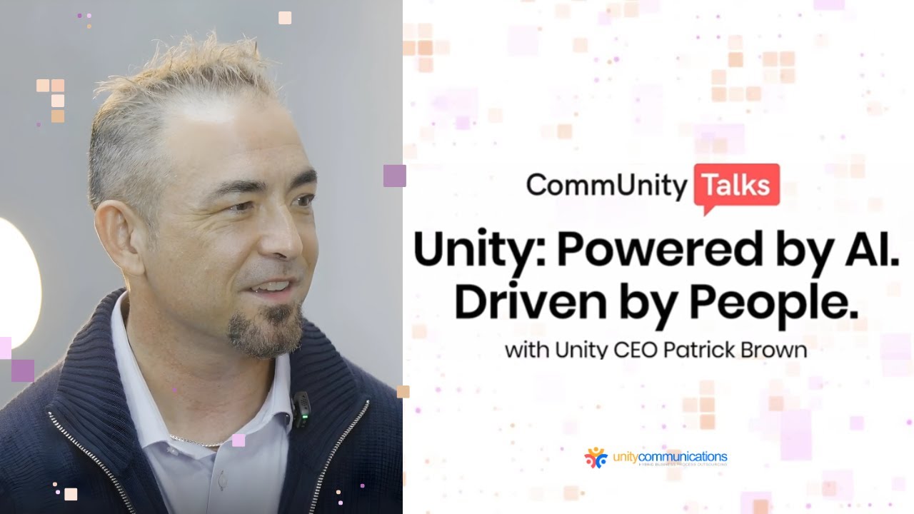 Unity’s AI Agents Explained: Powered by AI Driven by People | CommUnity Talks with CEO Patrick Brown