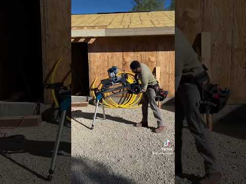 Hercules Aluminum Mobile Folding Miter Saw Stand | Harbor Freight #shorts