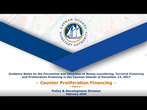 Guidance Notes on ML, TF & Counter Proliferation Financing Part 1