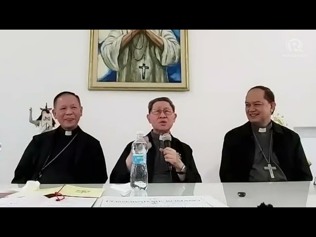 WATCH: Cardinal Tagle reacts to 'Cardi T' memes during conclave