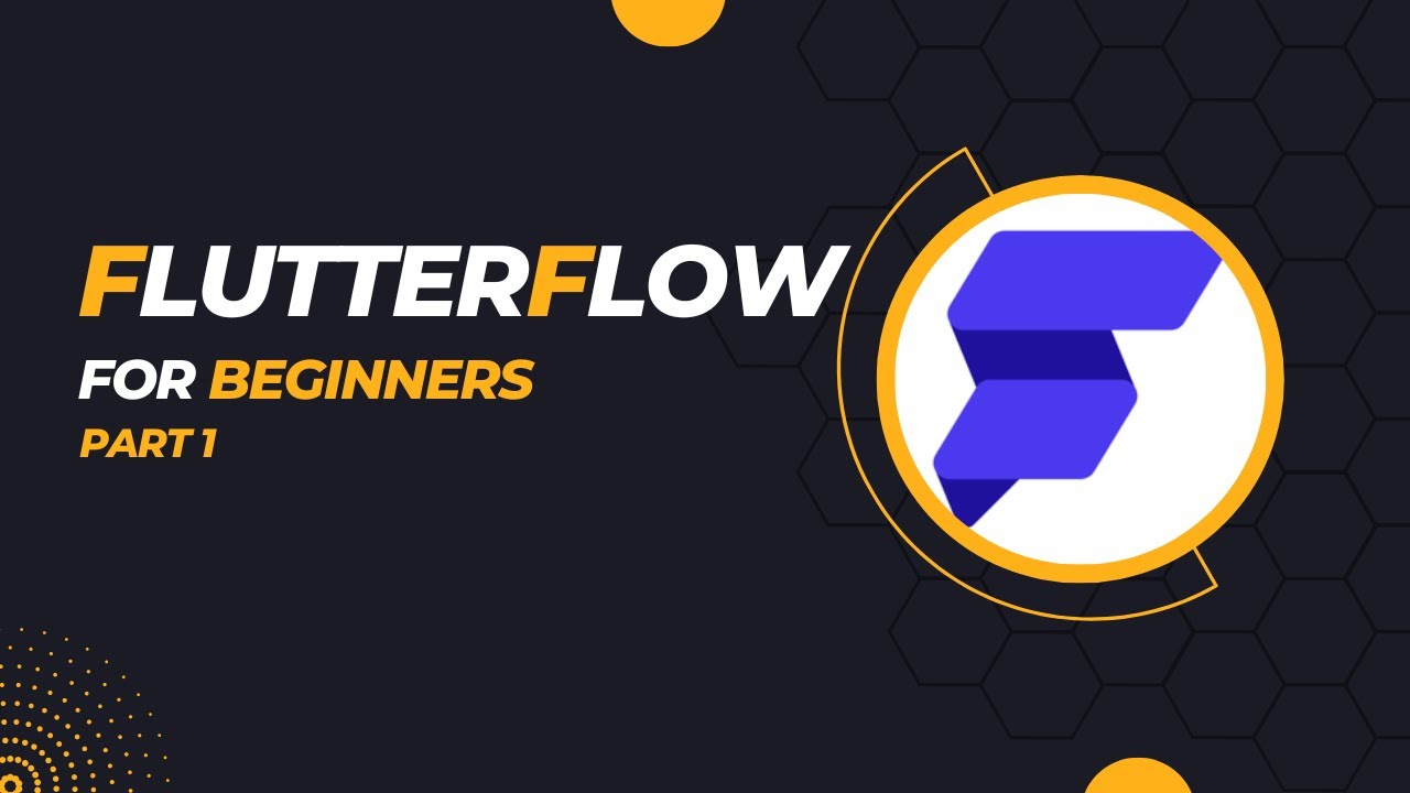 FlutterFlow for beginners | part 1 | UI builder, Elements, Properties, Widget tree, Pages