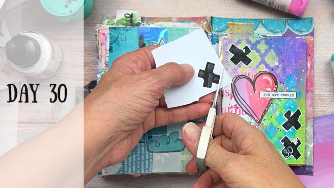 Day 30 : Anything Goes April | 30 Days of Mixed Media Practice