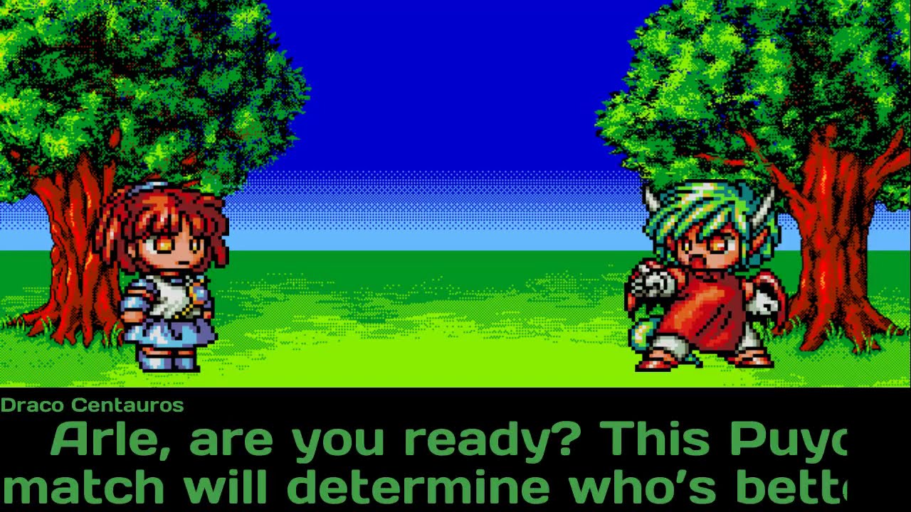 Puyo Puyo Remastered Cutscenes: Draco Centauros