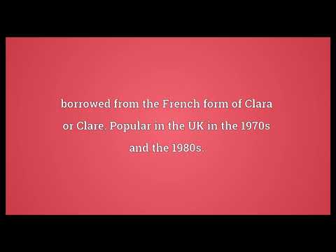 Claire Meaning