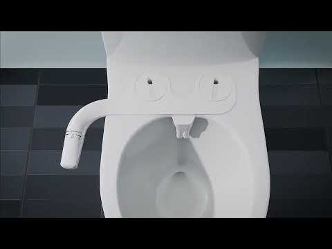 SAMODRA Bidet Attachment Ultra-Slim Toilet Seat Attachment Dual Nozzle