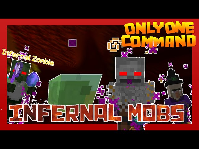 Infernal Mobs With Only One Command Block Minecraft Map