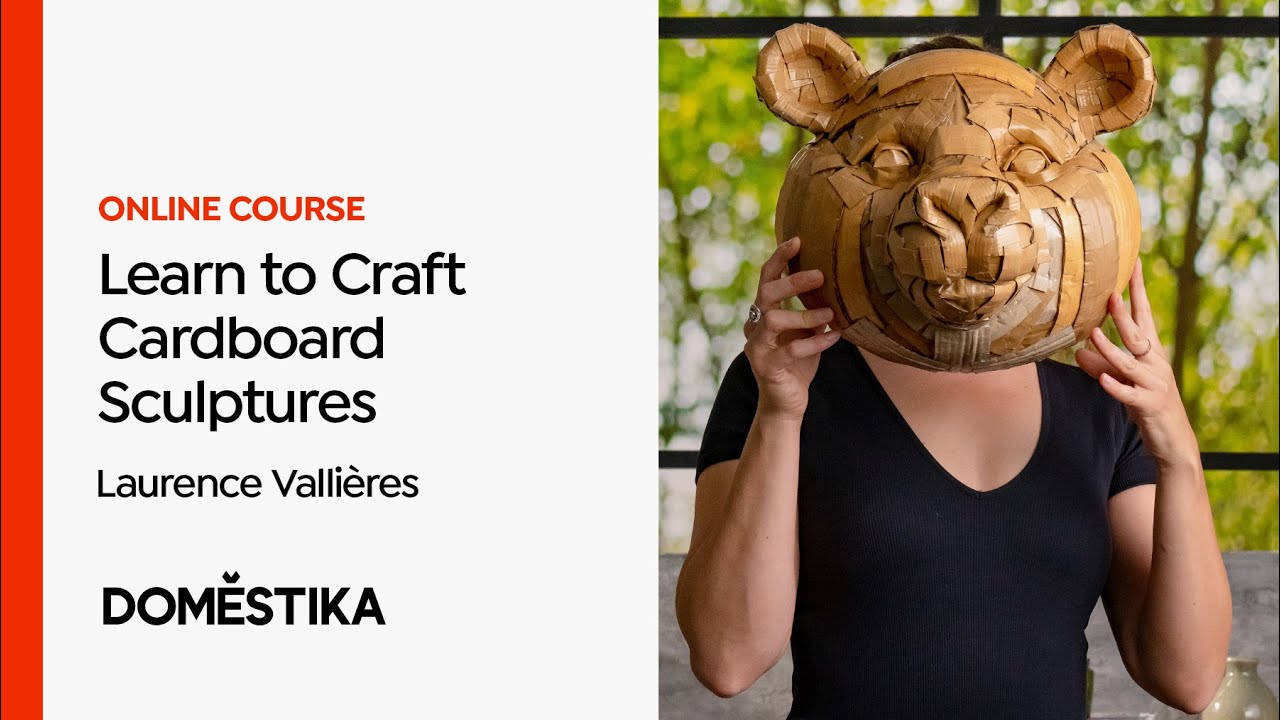 Cardboard Sculptures for Beginners - Course by Laurence Vallières | Domestika English