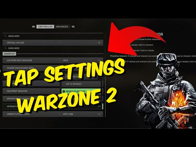 How to enable Contextual Tap in Warzone 2?