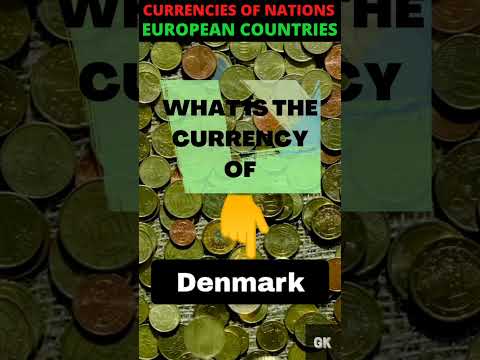 What is the Currency of Denmark? || European Countries & their currencies💯 #denmark #europe