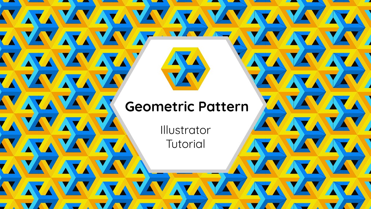Geometric pattern Part 2 - Illustrator Tutorial