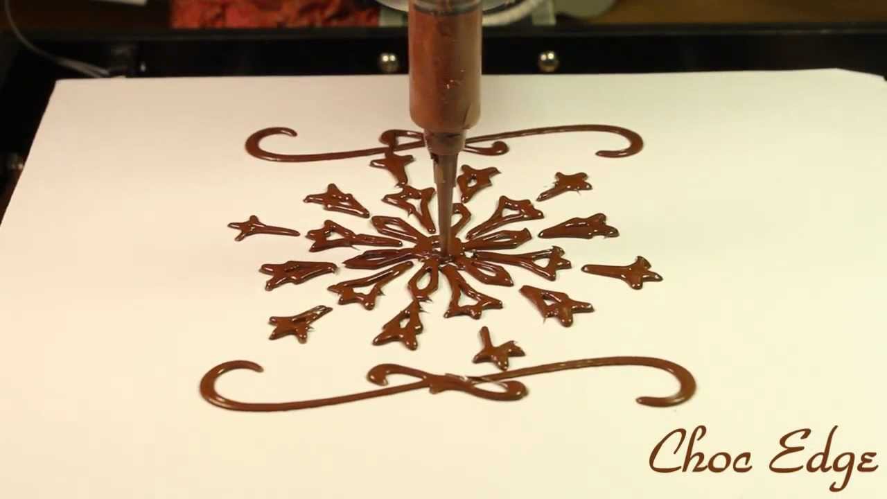 3D chocolate printer: Choc Edge designs printer that creates an edible ...