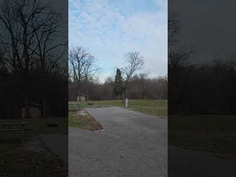 John Bryan State Park, Yellow Springs, Ohio. Winter camping fun!