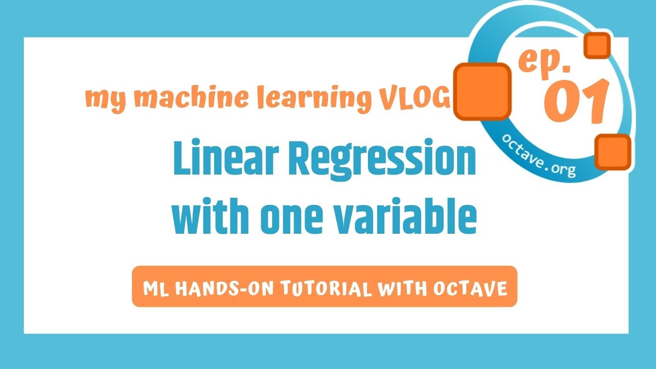 octave Machine Learning hands-on tutorial ep1--- linear regression with one variable