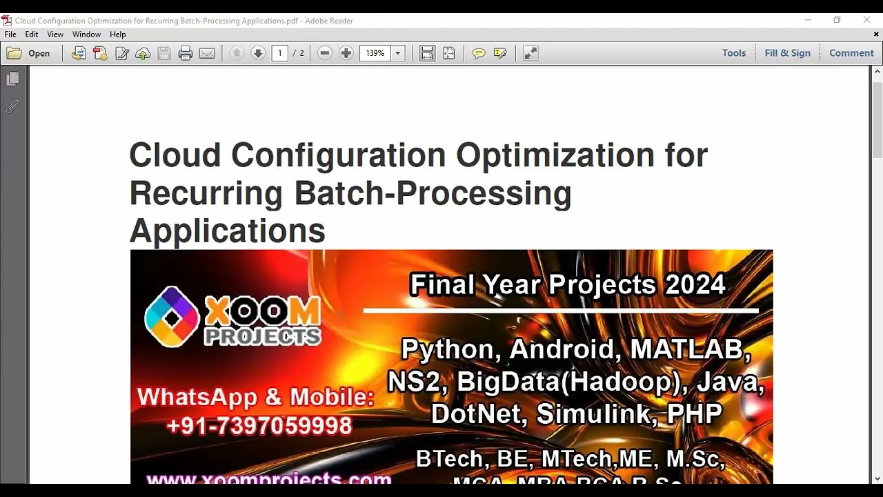 Cloud Configuration Optimization for Recurring Batch Processing Applications