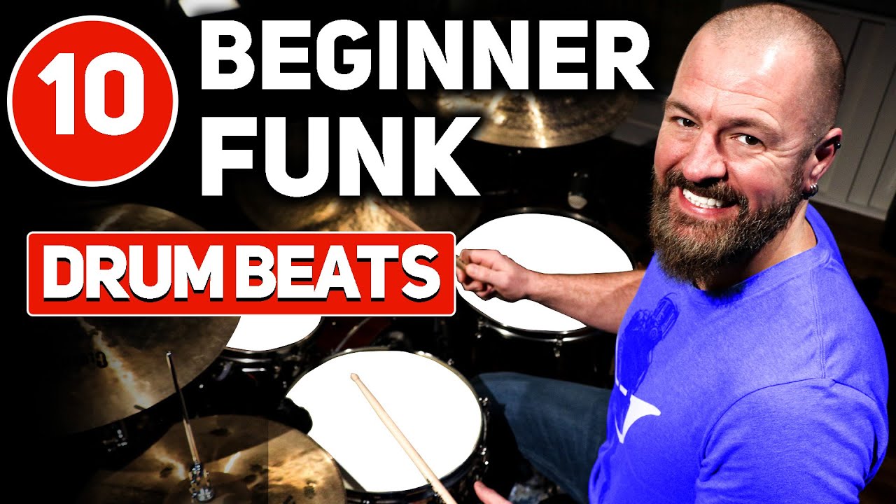 10 Beginner Funk Drum Beats | Go From 