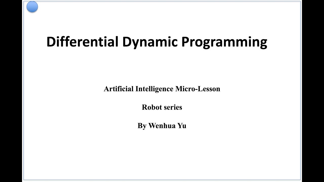 Differential dynamic programming