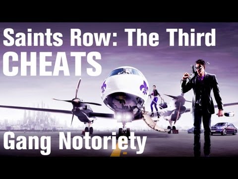 Saints Row 3 Cheats: Add Gang Notoriety