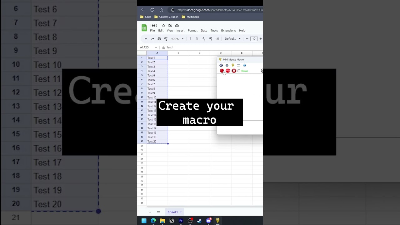 Create Macros for anything with Mini-Mouse Macro
