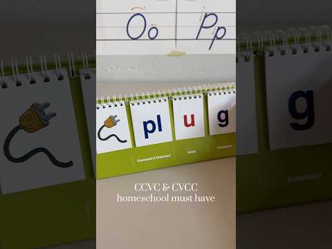 CCVC & CVCC Word Building #speechtherapy #phonicsforkids #kindergartenactivities #homeschoolingfun