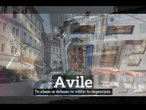 How to Say Avile in English? | What is Avile? | How Does Avile Look?