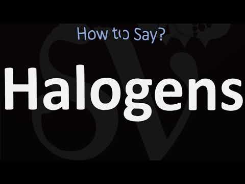 How to Pronounce Halogens? (CORRECTLY)