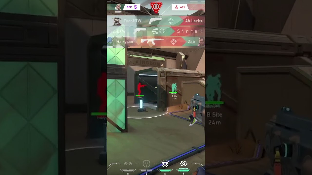 One tap, two kills