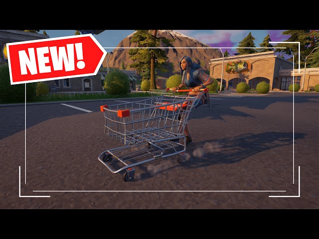 Finding the Shopping Carts in Fortnite Chapter 2 Season 8