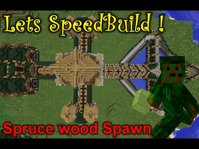Faction Spawn - Spruce wood style Minecraft Map