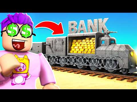 Making the TRAIN into A BANK in ROBLOX DEAD RAILS...!?
