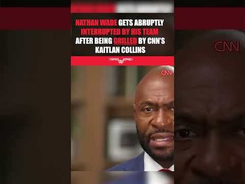 Nathan Wade interview with CNN interrupted after asked about relationship with Fani Willis #shorts