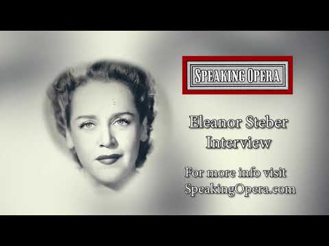 Eleanor Steber Interview – Speaking Opera