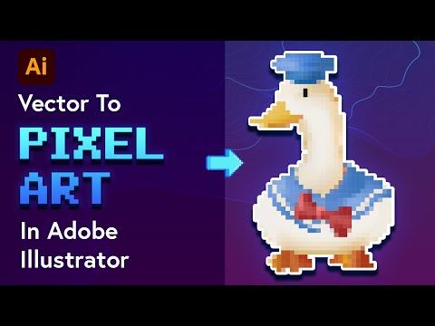 How to convert your vector to pixel art in Adobe Illustrator
