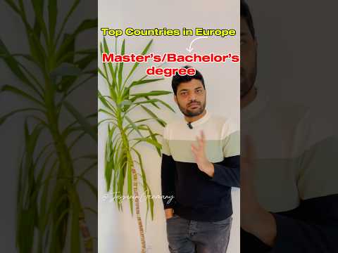 Best & Top Countries to do Bachelors or Masters 💸💵 #shorts #trending #trend #germany #masters