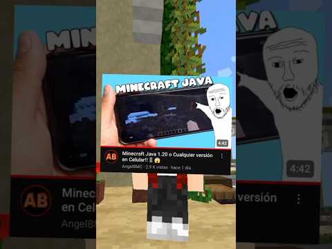 Minecraft Java en Celular versión 1.20.4 #minecraft